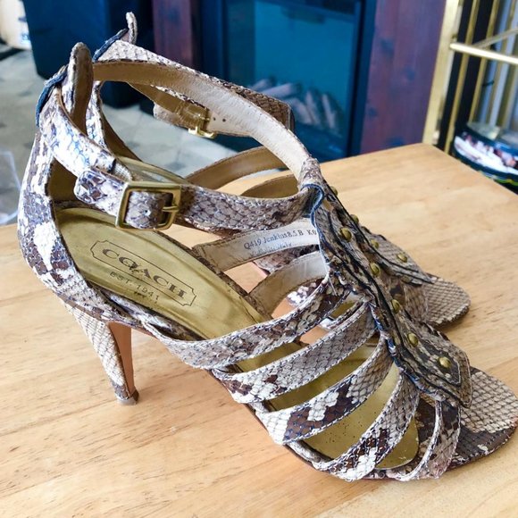 Coach | Shoes | Coach Python Shoes 85 B | Poshmark